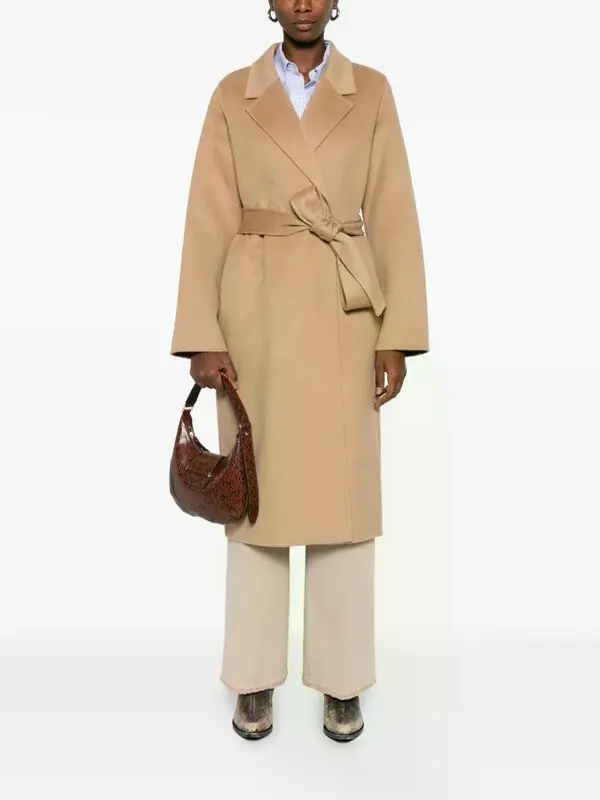 THE DYNAMIS STUDIO Belted Long-sleeved Coat
