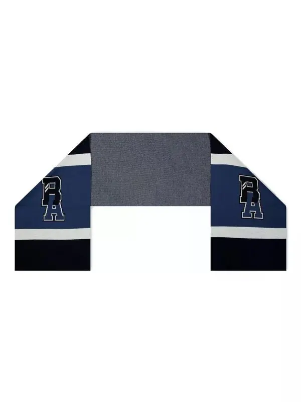 BOSS Varsity-stripe Wool Scarf