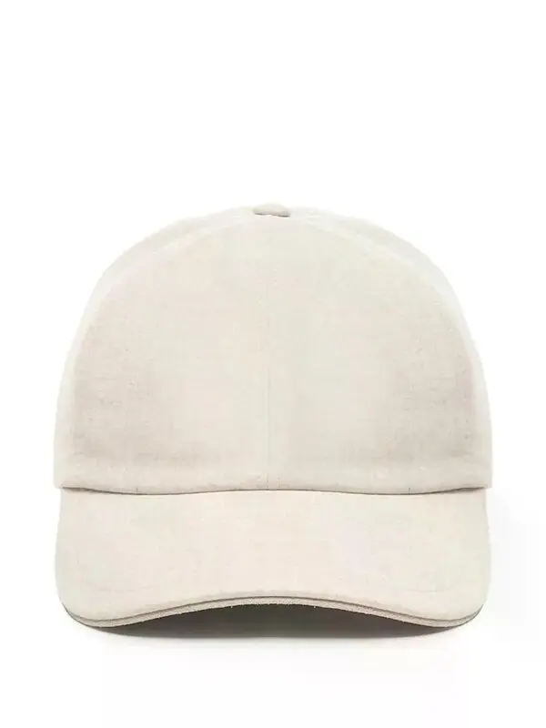 Eleventy Wool-blend Baseball Cap - Neutrals