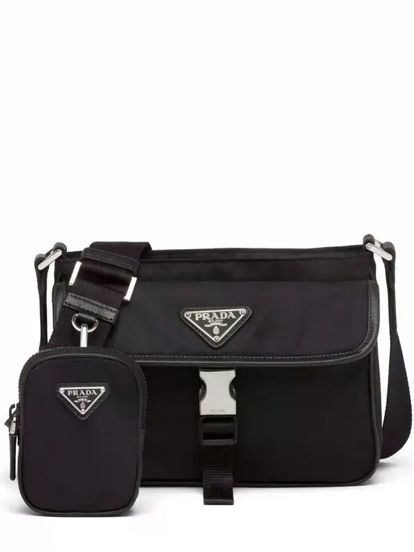 Prada Logo-plaque Messenger Bag