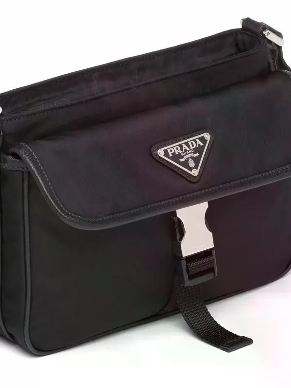 Prada Logo-plaque Messenger Bag