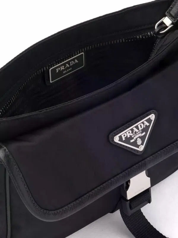 Prada Logo-plaque Messenger Bag
