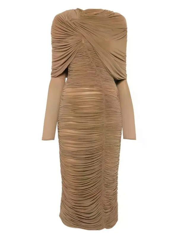 Magda Butrym Draped Midi Dress