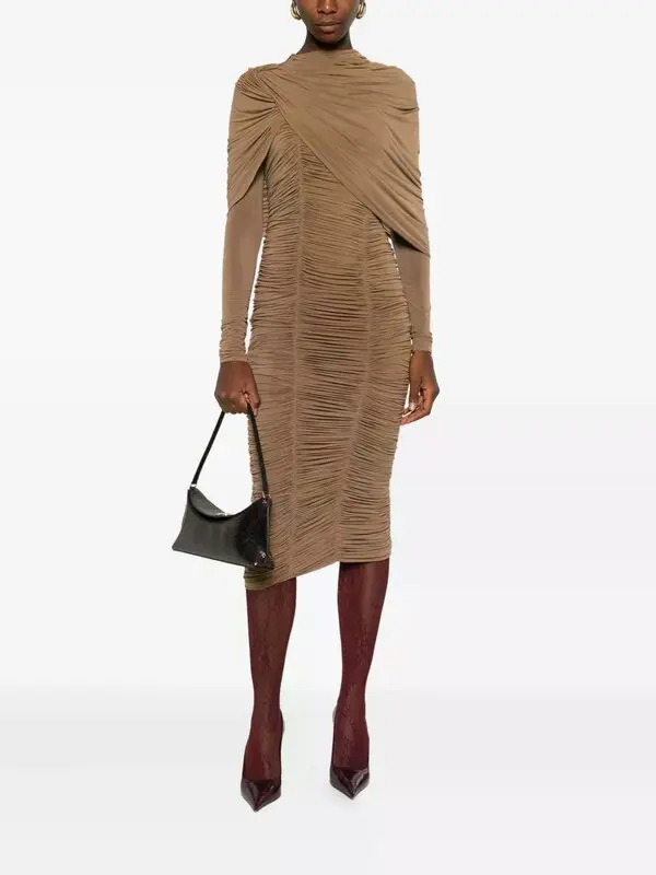 Magda Butrym Draped Midi Dress