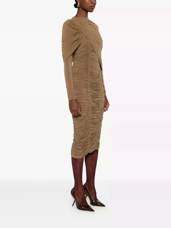 Magda Butrym Draped Midi Dress