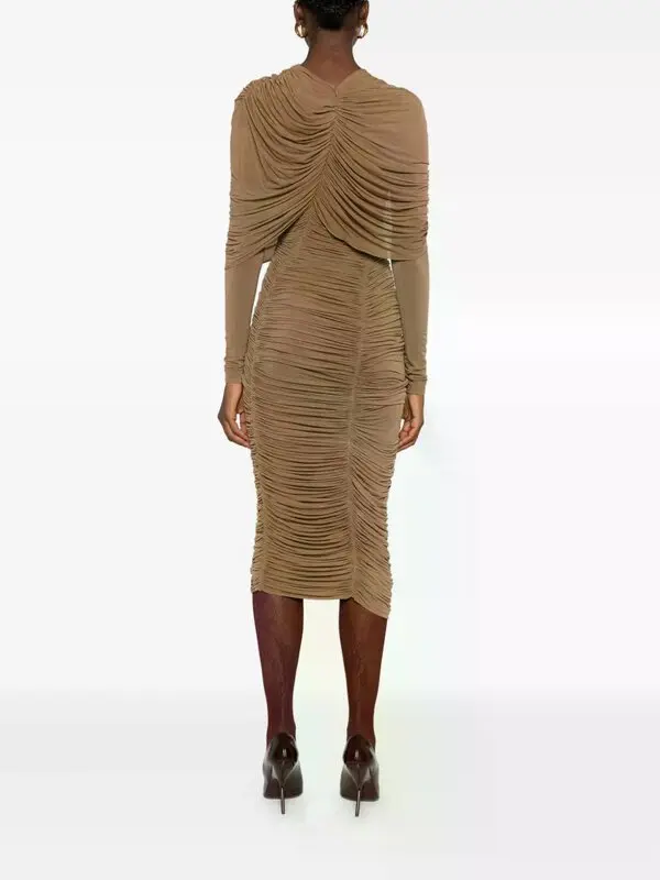 Magda Butrym Draped Midi Dress