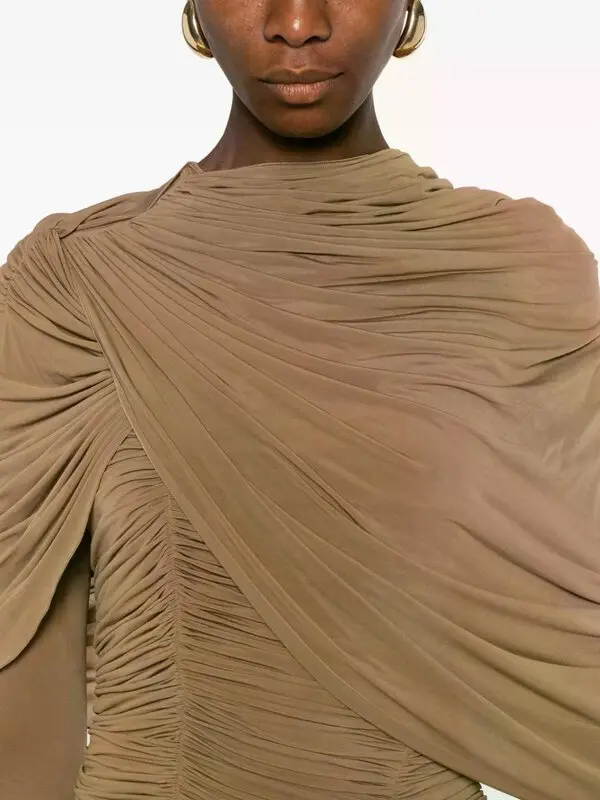 Magda Butrym Draped Midi Dress