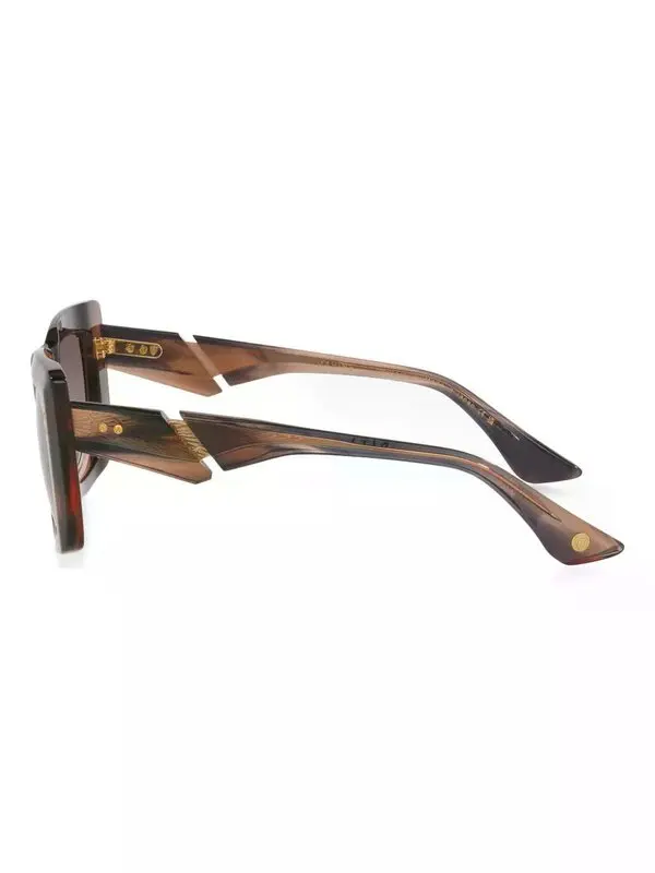 Dita Geometric Frame Sunglasses