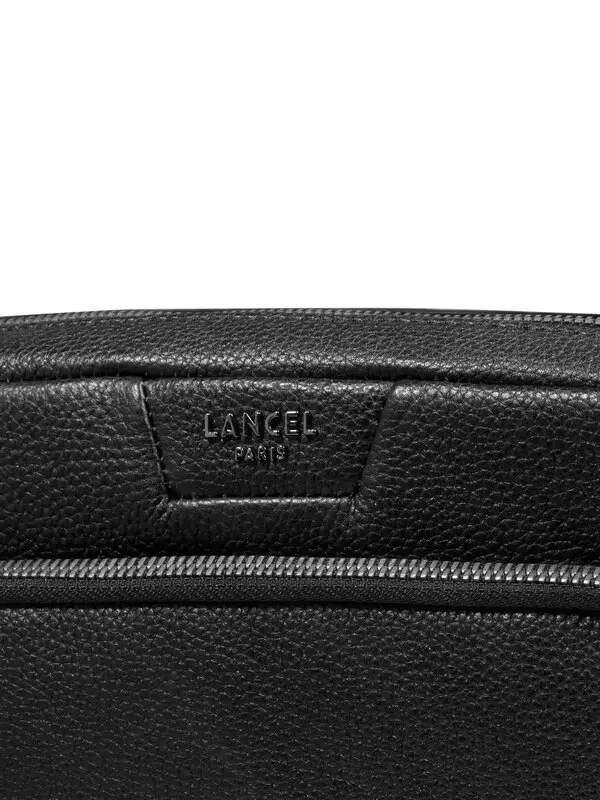 LANCEL Leather Double-zip Clutch