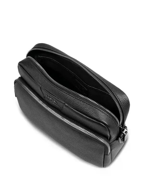 LANCEL Leather Double-zip Clutch
