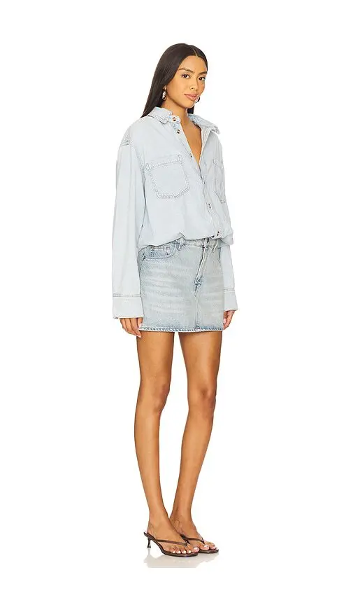 Good American Denim Shirt Dress