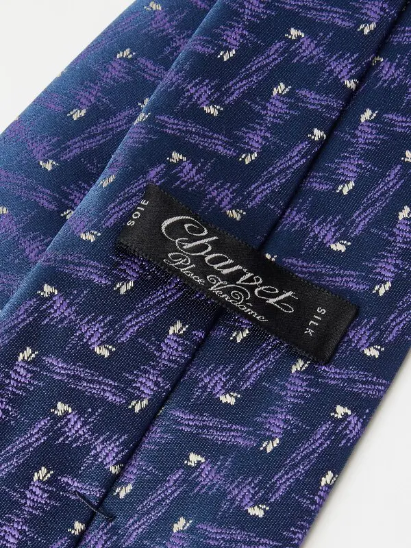 Charvet 8.5cm Embroidered Silk Tie