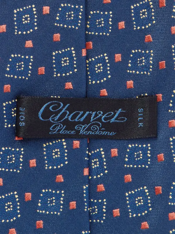 Charvet 8.5cm Silk-jacquard Neck Tie - Blue