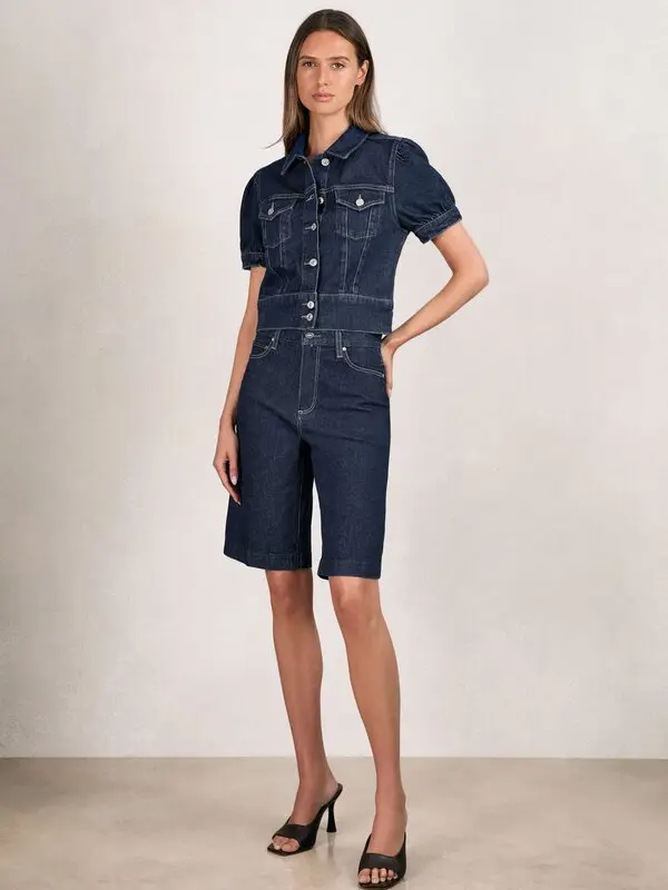 Paige Cadee Denim Bermuda Shorts
