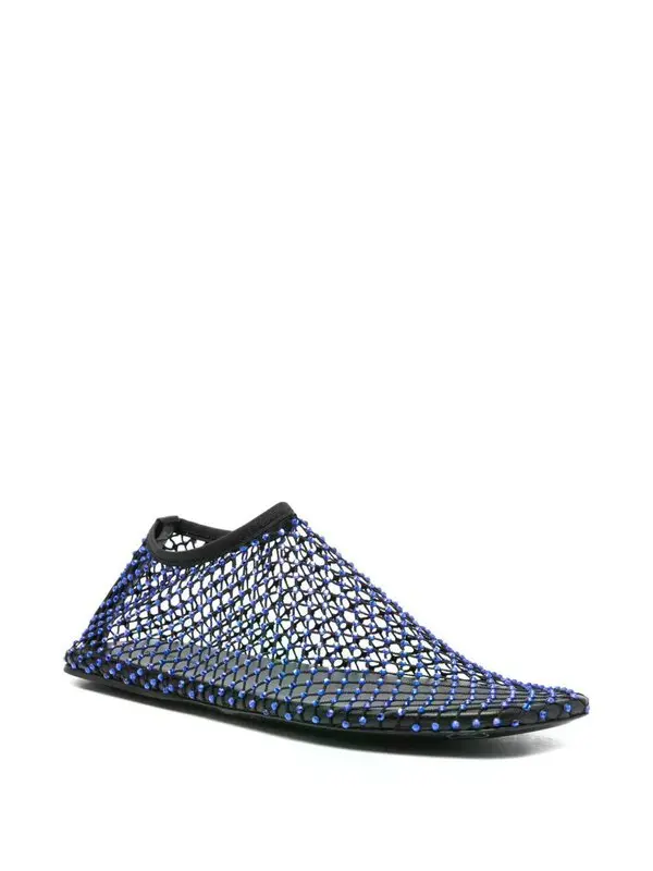 Christopher Esber Minette Embellished Ballet Flats - Black