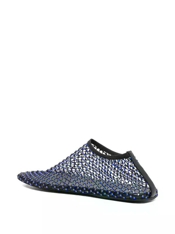 Christopher Esber Minette Embellished Ballet Flats - Black