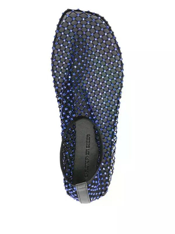 Christopher Esber Minette Embellished Ballet Flats - Black