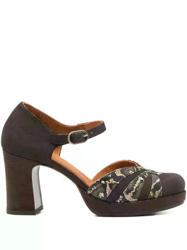 Chie Mihara 80mm Ankle-strap Heeled Pumps