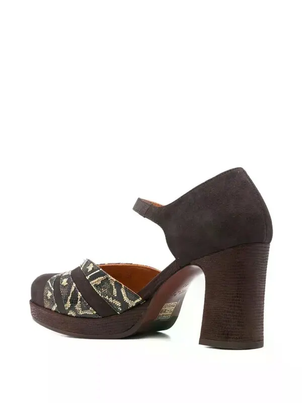 Chie Mihara 80mm Ankle-strap Heeled Pumps