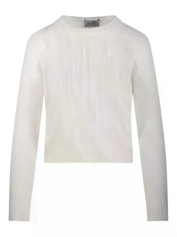 BEYOU Crew-neck Long-sleeve Jumper