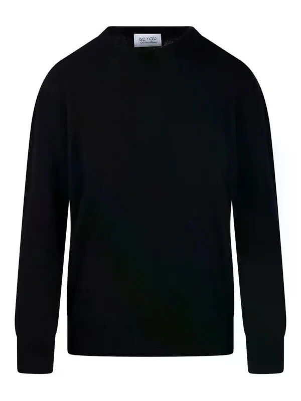 BEYOU Round Neck Long Sleeves Jumper