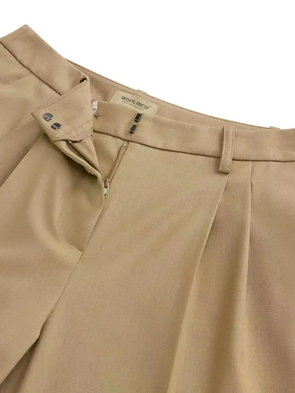 Woolrich Pleated Straight Trousers
