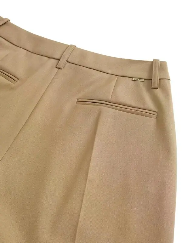 Woolrich Pleated Straight Trousers