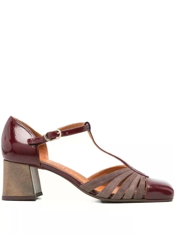 Chie Mihara 60mm T-bar Block-heel Pumps