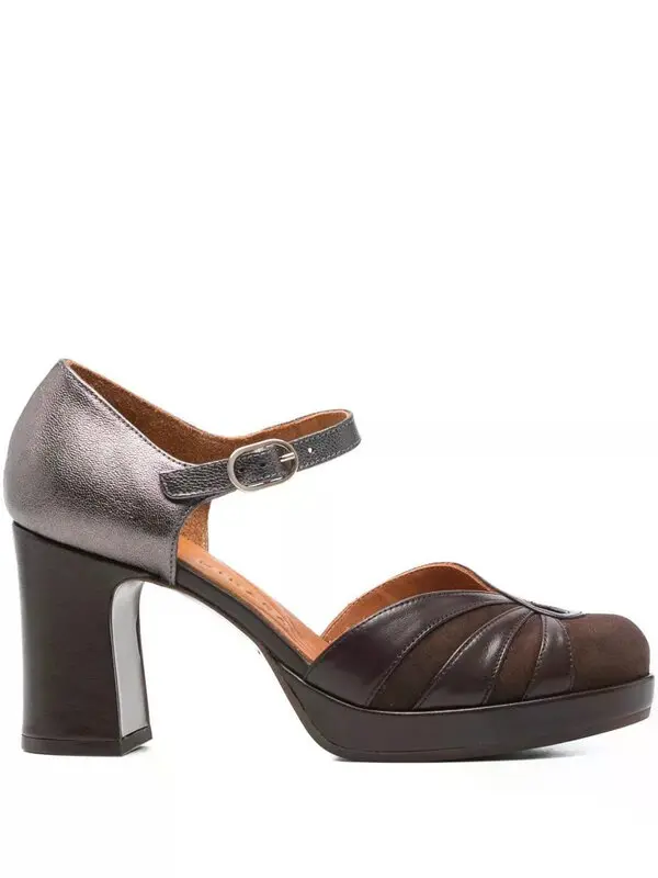 Chie Mihara 80mm Ankle-strap Heeled Pumps