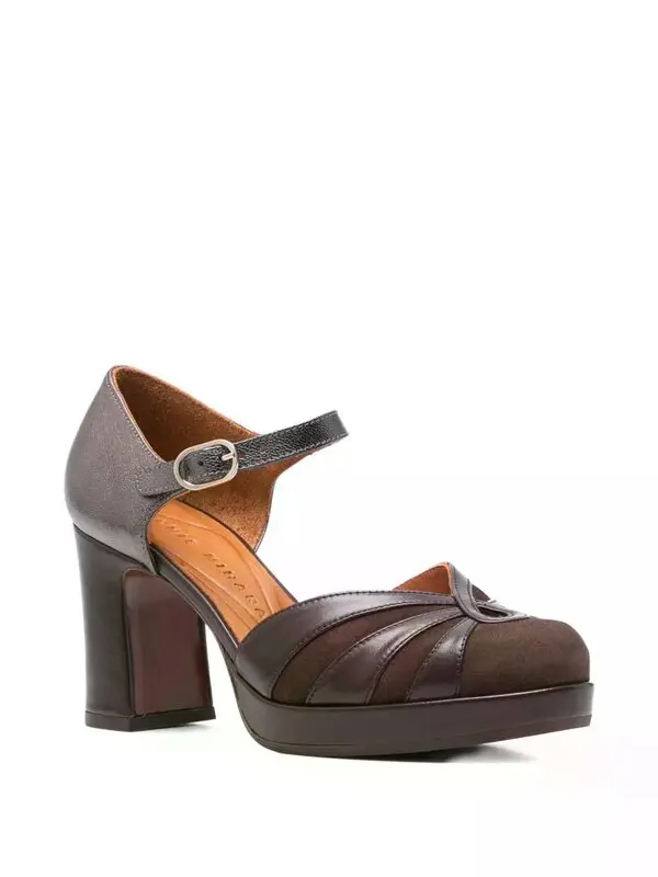Chie Mihara 80mm Ankle-strap Heeled Pumps