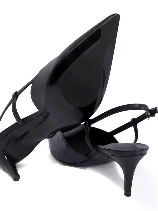 SERGIO LEVANTESI Slingback Pointed-toe Pumps