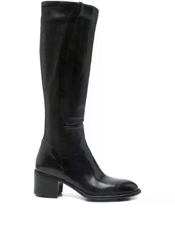 LEMARGO 60mm Leather Zip Boots