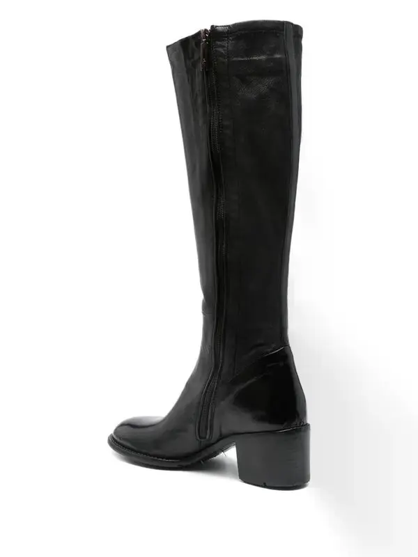 LEMARGO 60mm Leather Zip Boots