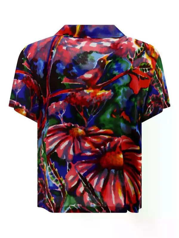 BRAIN DEAD Printed Short-sleeve Shirt