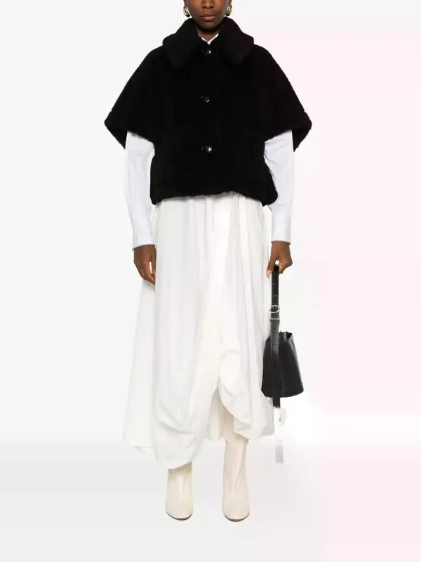 Max Mara Teddy Three-button Cape