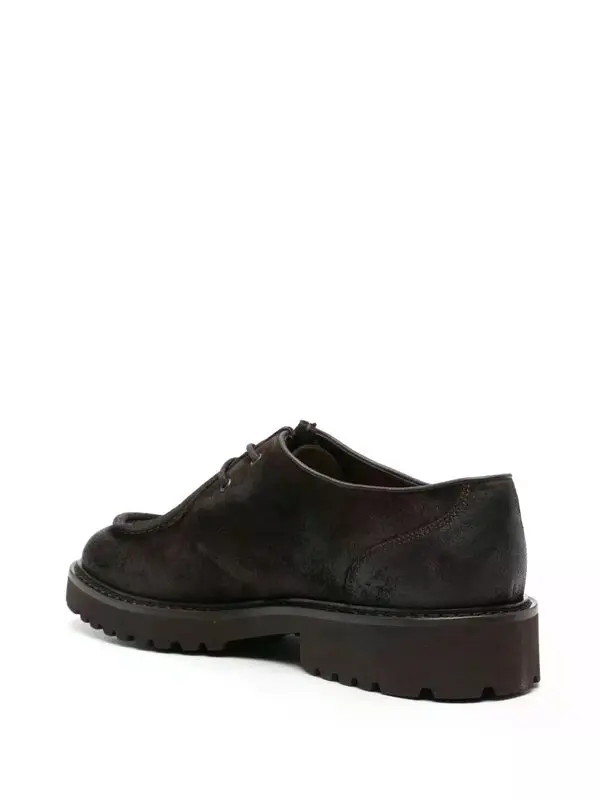 DOUCAL'S Distressed Derby Shoes