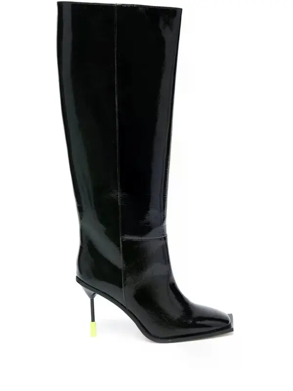 MSGM Patent Leather Knee-high Boots