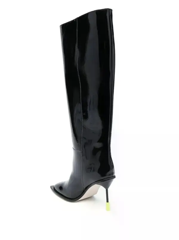 MSGM Patent Leather Knee-high Boots