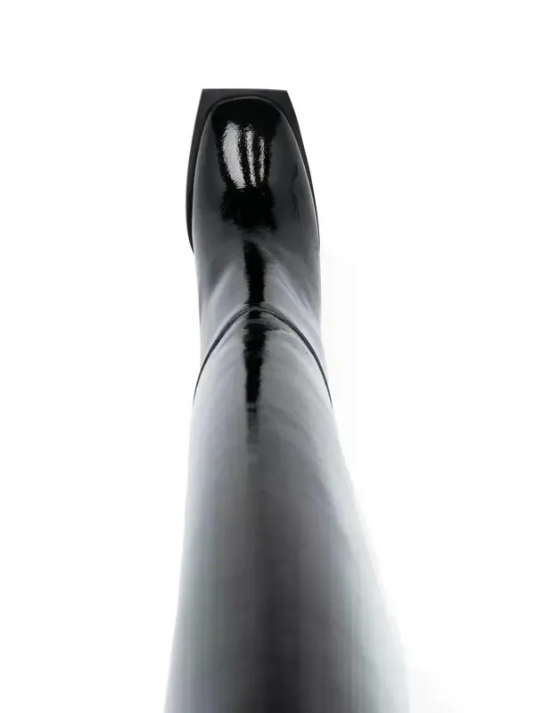 MSGM Patent Leather Knee-high Boots