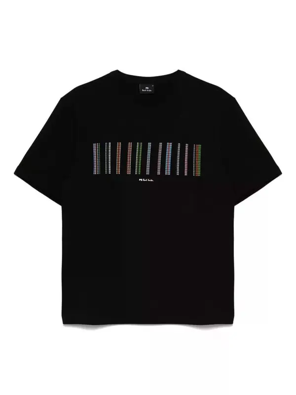 Paul Smith Stitch Stripe-print Cotton T-shirt