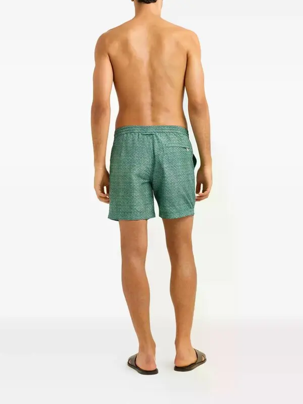 Orlebar Brown Wave-pattern Swim Shorts