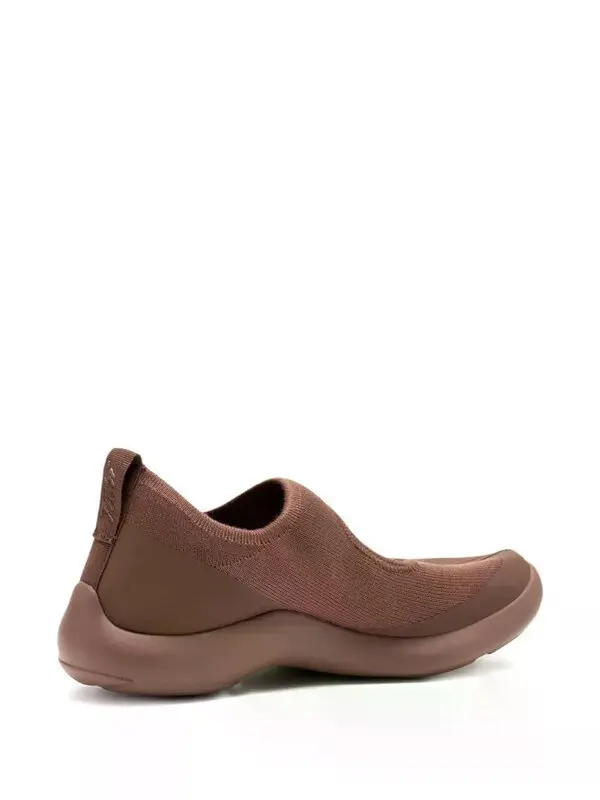 TABI FOOTWEAR Tabi Split-toe Knitted Ballet Flats - Brown
