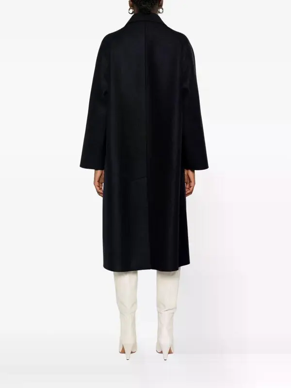 Harris Wharf London Button-front Raglan-sleeve Coat