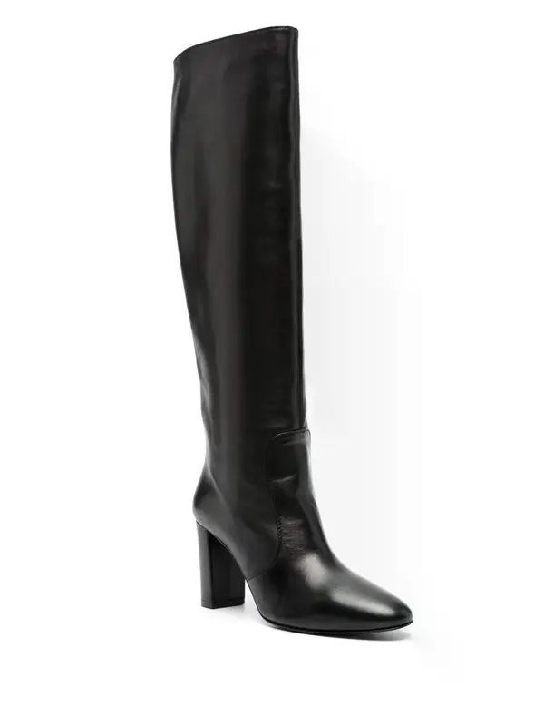 PAUL WARMER Viona 90mm Almond-toe Boots