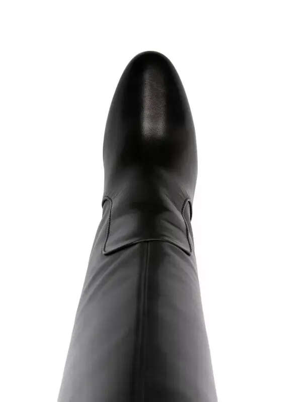 PAUL WARMER Viona 90mm Almond-toe Boots