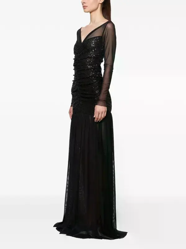 ATU BODY COUTURE Sequin-embellished Maxi Dress