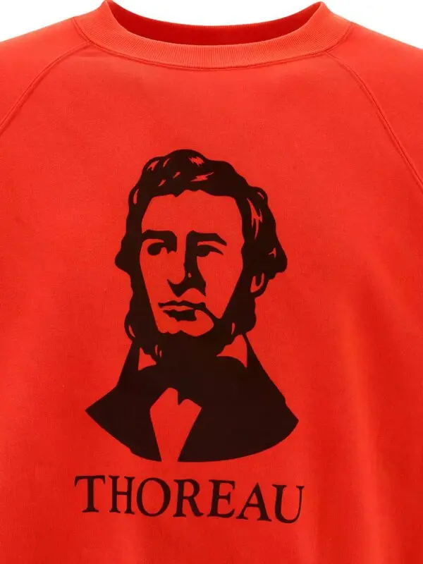 MOUNTAIN RESEARCH Thoreau-print Raglan-sleeves Sweatshirt