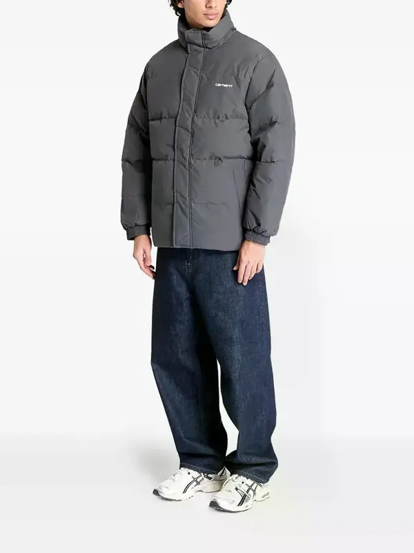 Carhartt Work In Progress Quilted Puffer Jacket - Grey