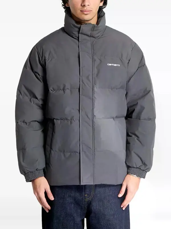 Carhartt Work In Progress Quilted Puffer Jacket - Grey