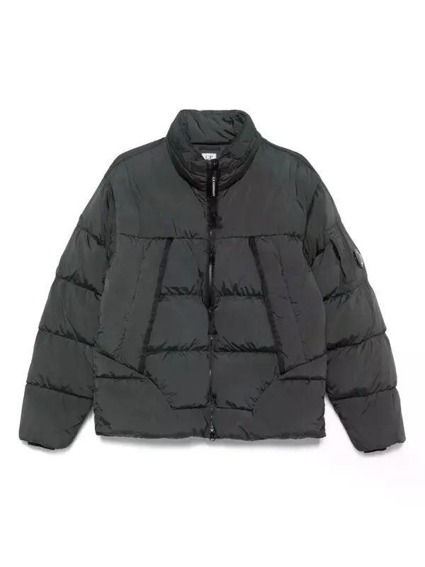 C.P. COMPANY Quilted Puffer Jacket - Grey